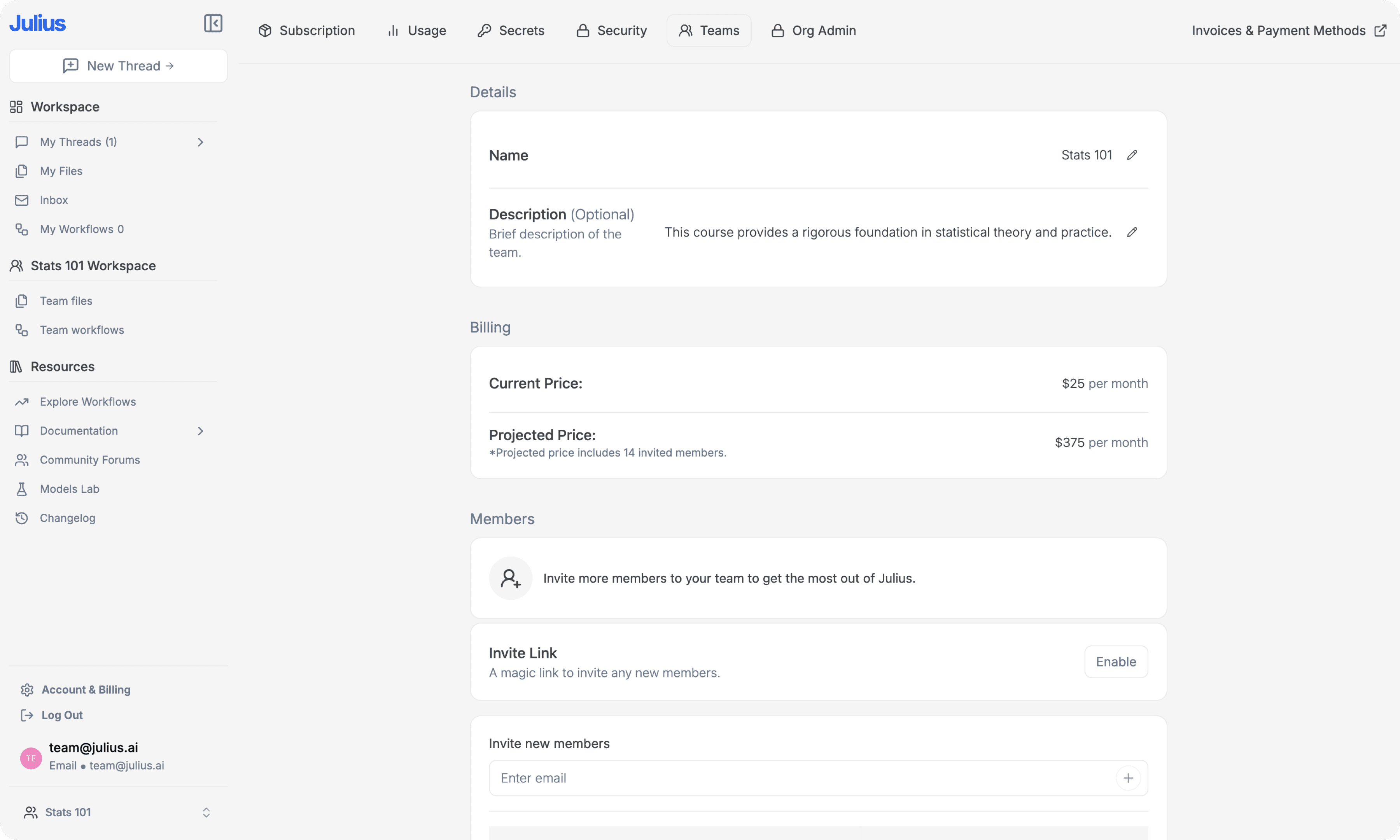Julius For Education Teach Analysis With AI Julius For Education Teach Analysis With AI